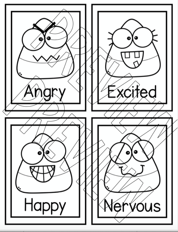 Halloween Activities Candy Corn Feelings - Made By Teachers