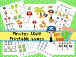 30 Printable Pirate Preschool Educational Games - Made By Teachers