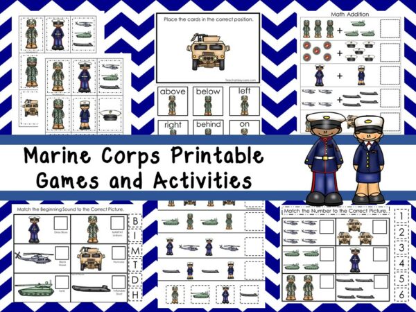 30 Printable Marine Corps Curriculum Games. - Made By Teachers