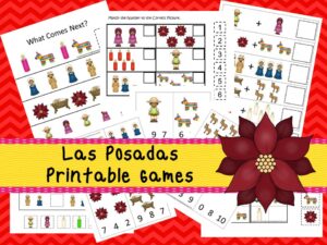 30 Printable Las Posadas themed Curriculum Games. - Made By Teachers