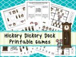 30 Printable Hickory DIckory Dock Learning Games - Made By Teachers