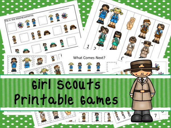 30 Printable Girl Scout themed Educational Games. - Made By Teachers