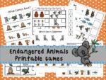 30 Printable Endangered Animals Learning Games. - Made By Teachers