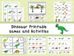 30 Printable Dinosaur Educational Learning Games. | Made By Teachers