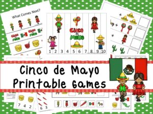 30 Printable Cinco de Mayo Learning Games. - Made By Teachers
