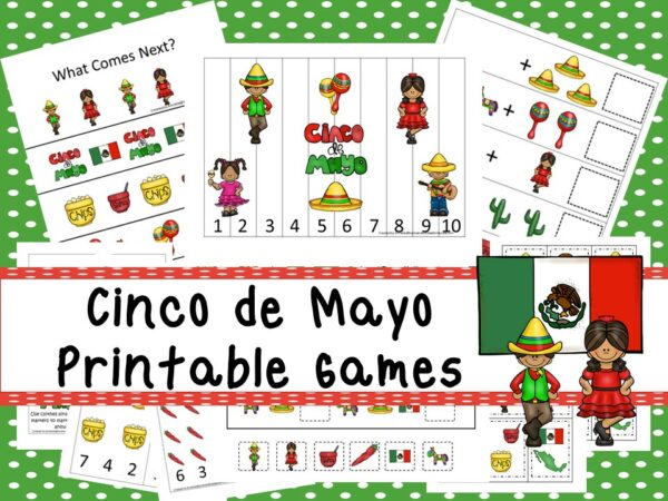 30 Printable Cinco de Mayo Learning Games. - Made By Teachers