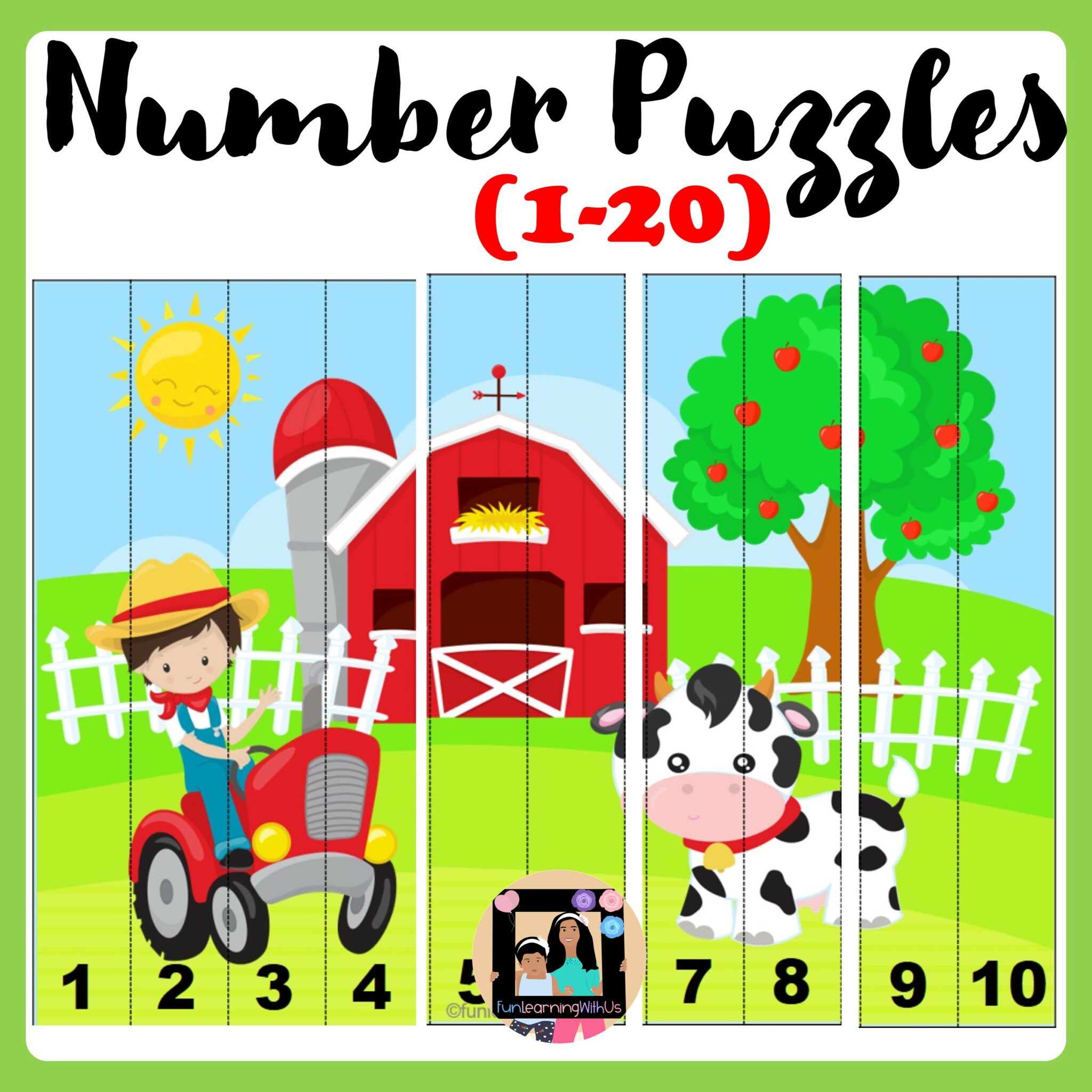 Number Sequencing Puzzle Number Sense Activity | Made By Teachers