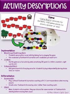 Apples Thematic Unit for Special Education | Made By Teachers
