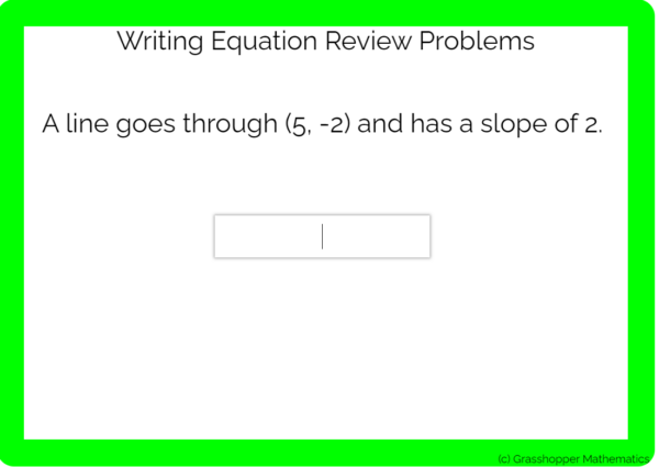 Writing Equations Review Digital Task Cards | Made By Teachers