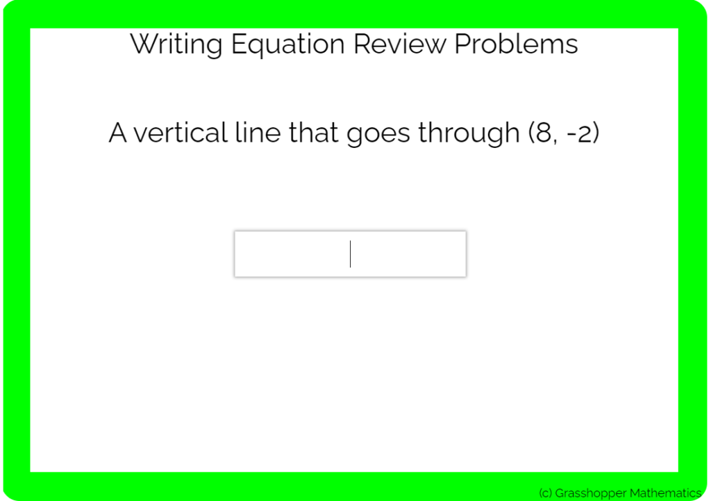 Writing Equations Review Digital Task Cards | Made By Teachers