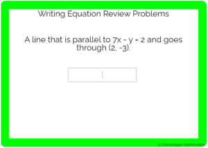 Writing Equations Review Digital Task Cards | Made By Teachers