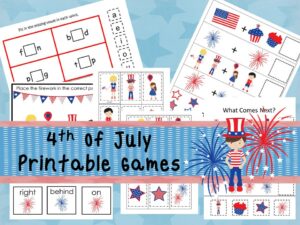 30 Printable July 4th themed curriculum games. | Made By Teachers
