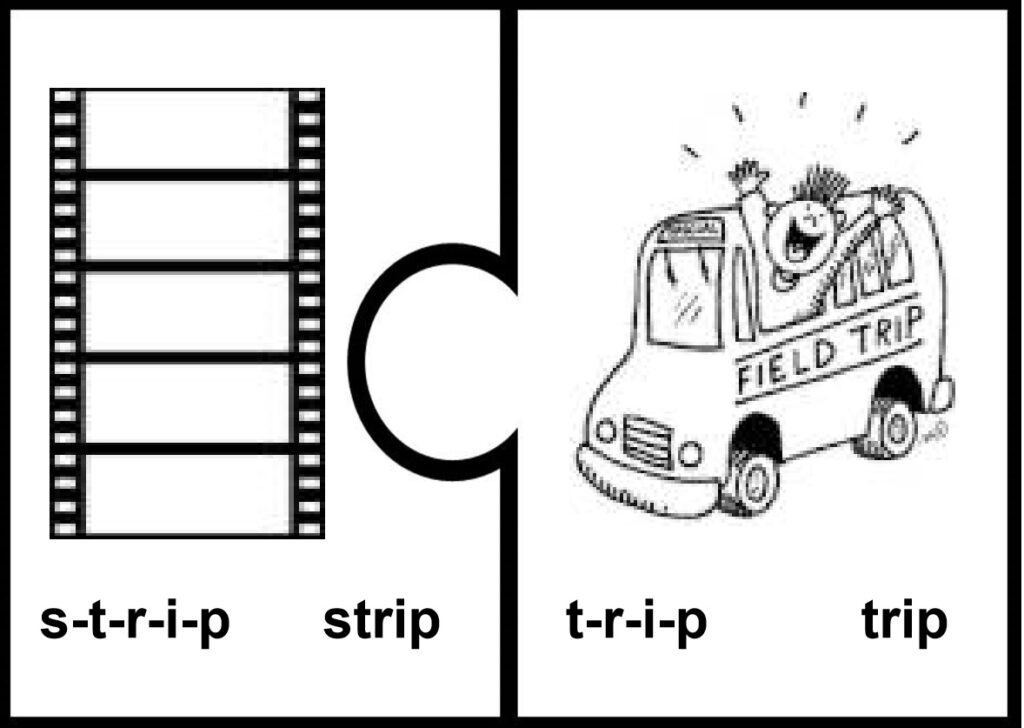 3 CONSONANT BLENDS MINIMAL PAIRS PUZZLES - Made By Teachers