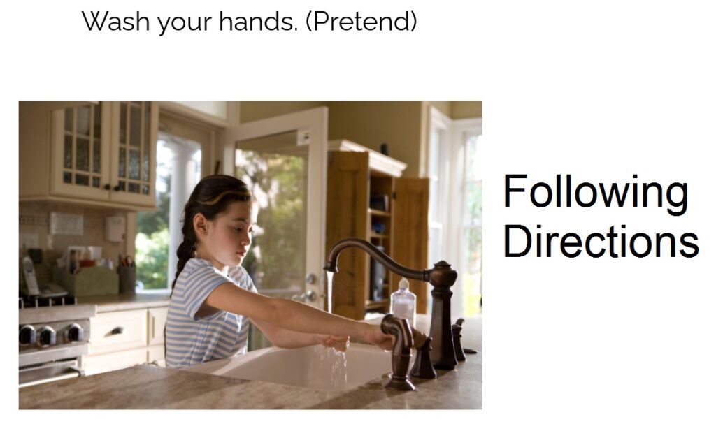 Follow 1-2 step directions at your desk: and/befor | Made By Teachers
