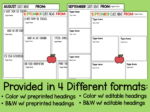 Editable Monthly Classroom Newsletter Templates - Made By Teachers