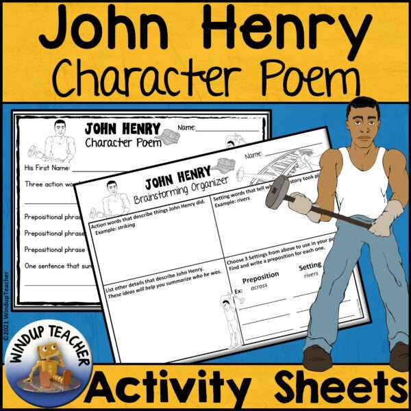 John Henry Character Poem Activity | Made By Teachers