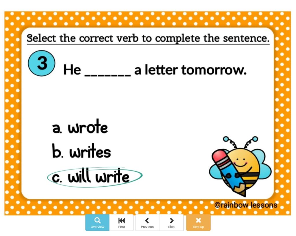 Verb Tenses Boom Cards | Regular Past Tense Verbs - Made By Teachers