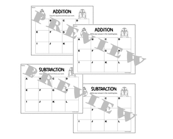Star Wars Addition & Subtraction Facts Task Cards | Made By Teachers