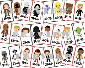 Star Wars Double Digit Addition Center - Made By Teachers