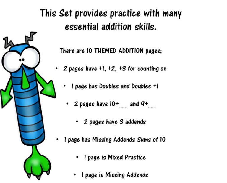 Addition Games Space Aliens - Made By Teachers