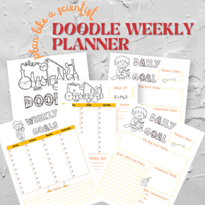 Science Doodle Weekly Planner - Made By Teachers
