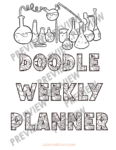 Science Doodle Weekly Planner - Made By Teachers