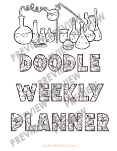 Science Doodle Weekly Planner - Made By Teachers