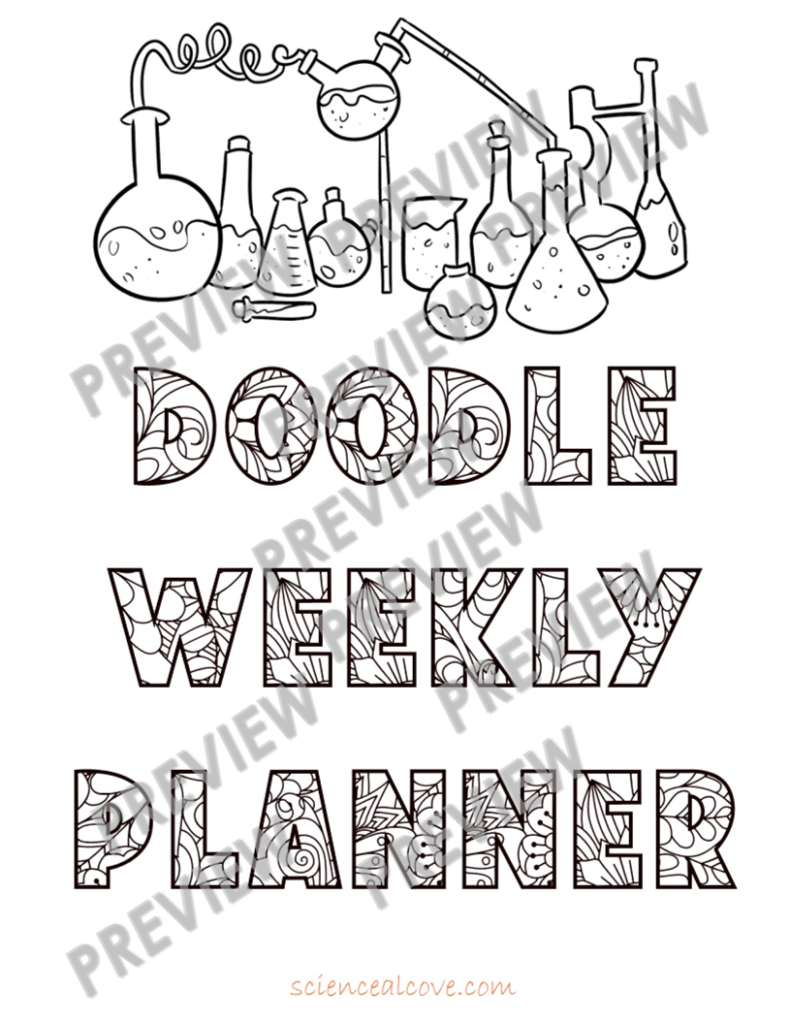 Science Doodle Weekly Planner | Made By Teachers