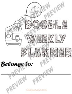 Science Doodle Weekly Planner - Made By Teachers