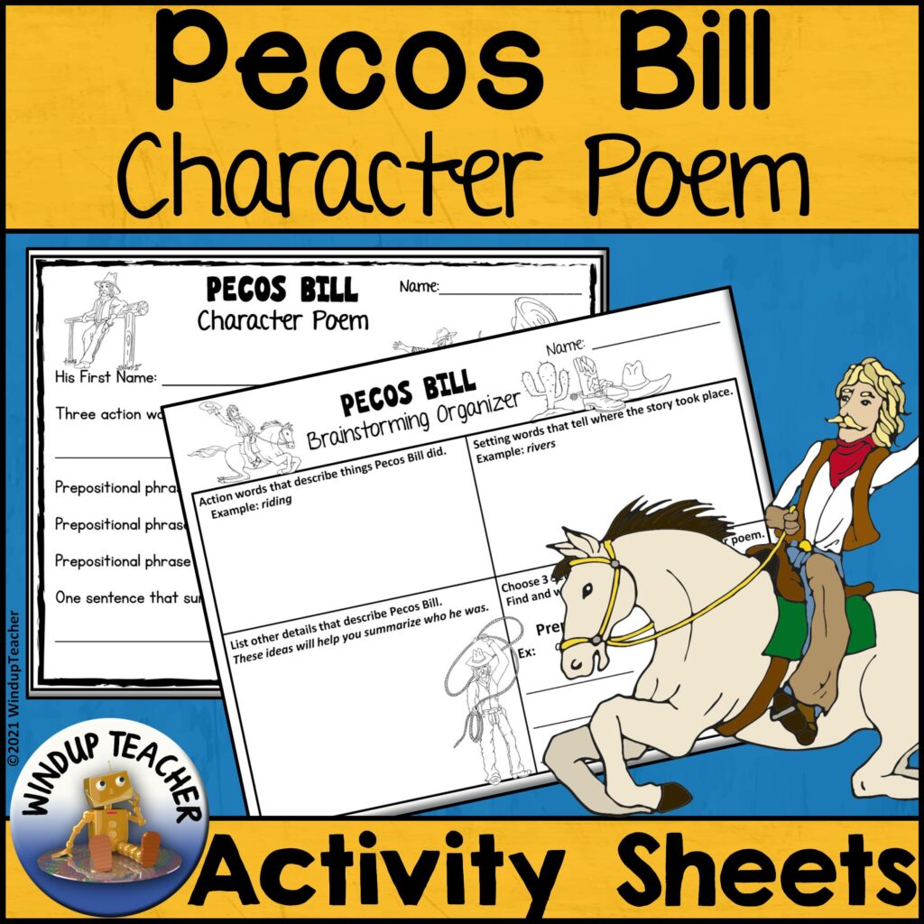 Pecos Bill Poem Activity - Made By Teachers