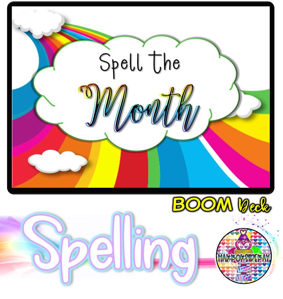 Spelling: Spell the months BOOM Deck | Made By Teachers