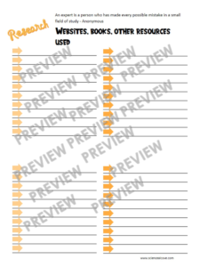 Science Fair Project Planner - Made By Teachers