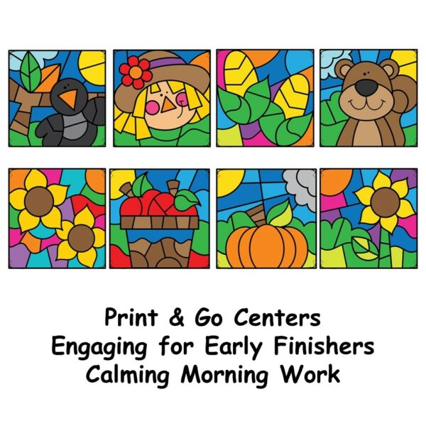 Fall Color by Code Sight Words Prekindergarten - Made By Teachers