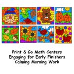 Fall Addition to 10 Color by Number - Made By Teachers