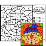 Fall Addition to 10 Color by Number - Made By Teachers