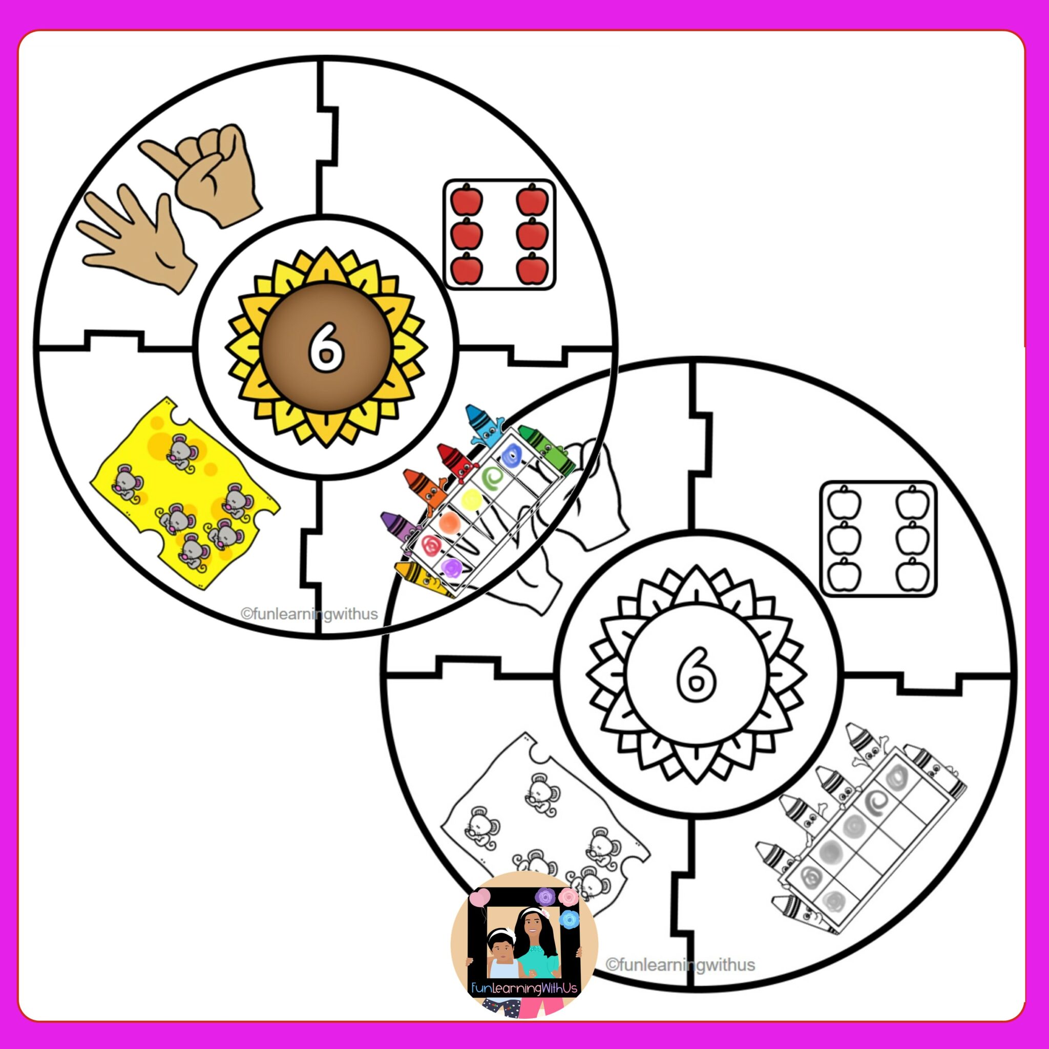 Subitizing Number Sense Math puzzles (1-10) | Made By Teachers
