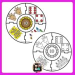 Subitizing Number Sense Math puzzles (1-10) - Made By Teachers