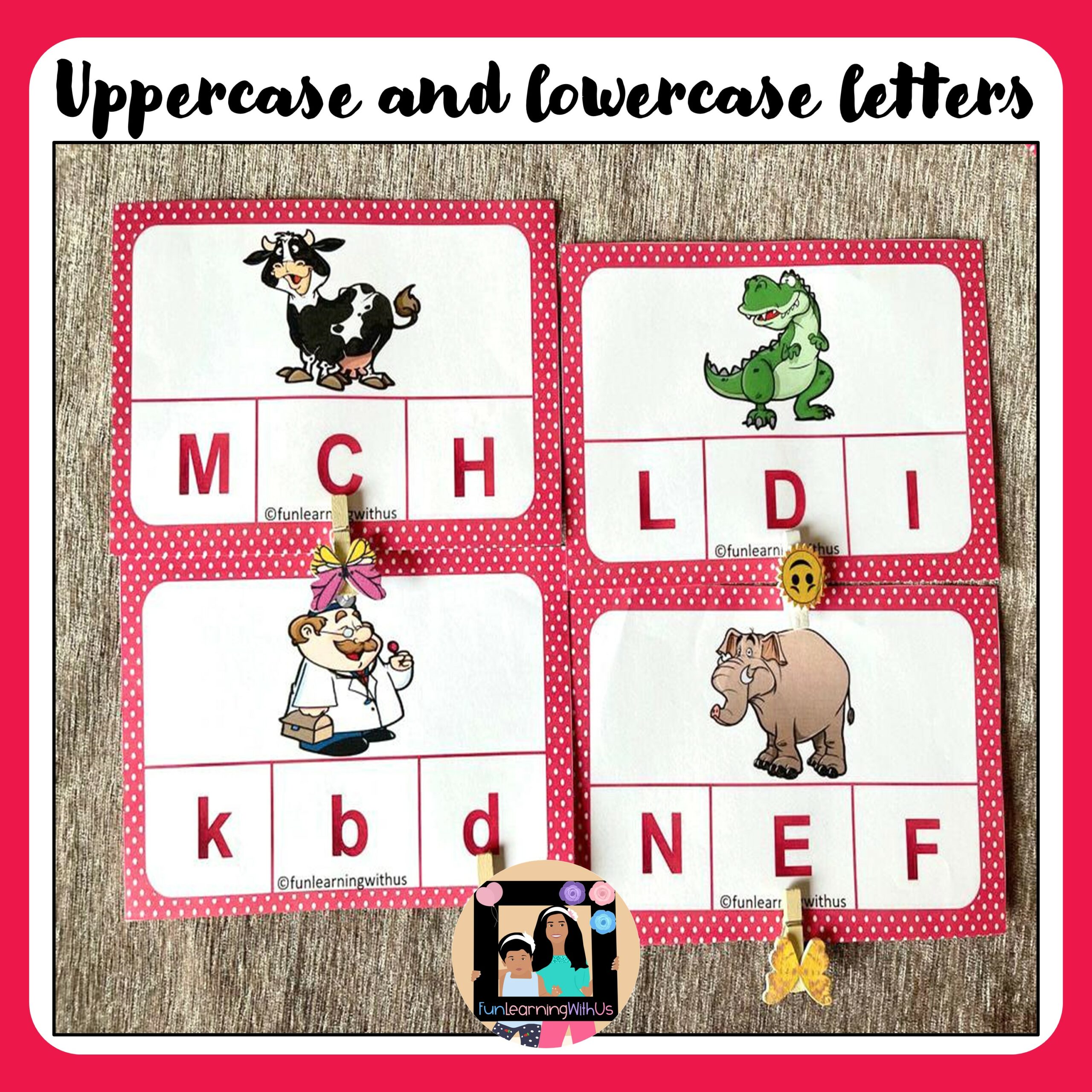 LOW PREP Alphabet Beginning Sound Task Cards | Made By Teachers
