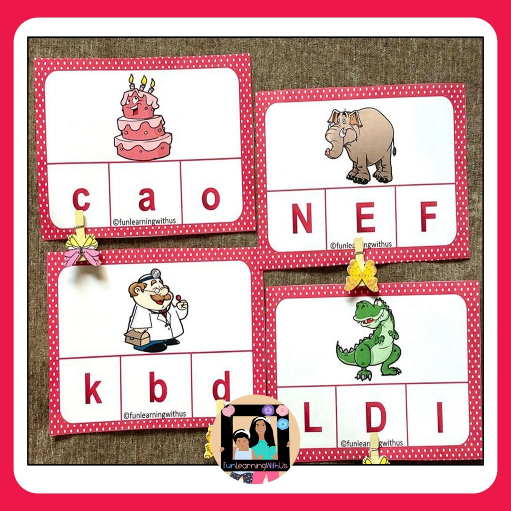 LOW PREP Alphabet Beginning Sound Task Cards | Made By Teachers