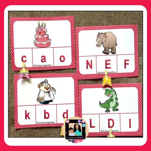 LOW PREP Alphabet Beginning Sound Task Cards - Made By Teachers