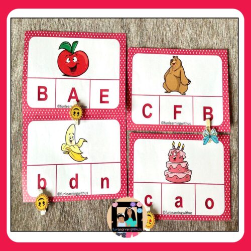 LOW PREP Alphabet Beginning Sound Task Cards - Made By Teachers