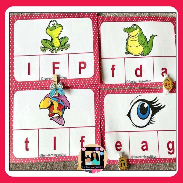 LOW PREP Alphabet Beginning Sound Task Cards | Made By Teachers
