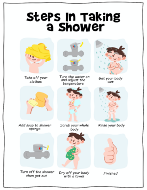 Personal hygiene taking shower lifeskills pack - Made By Teachers
