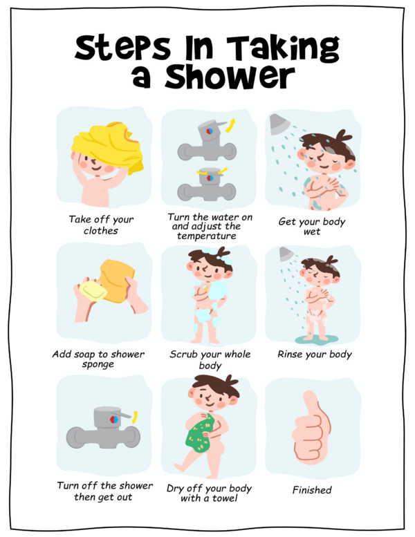Personal hygiene taking shower lifeskills pack | Made By Teachers