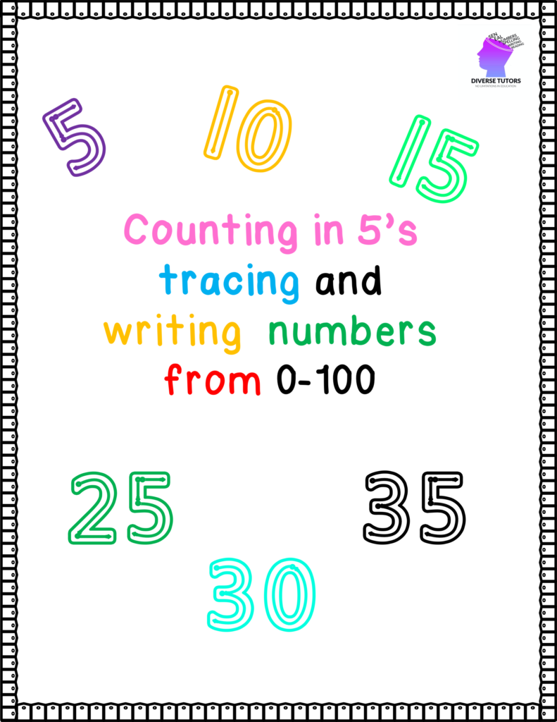 Free Counting in 5's from 0-100 free worksheet - Made By Teachers