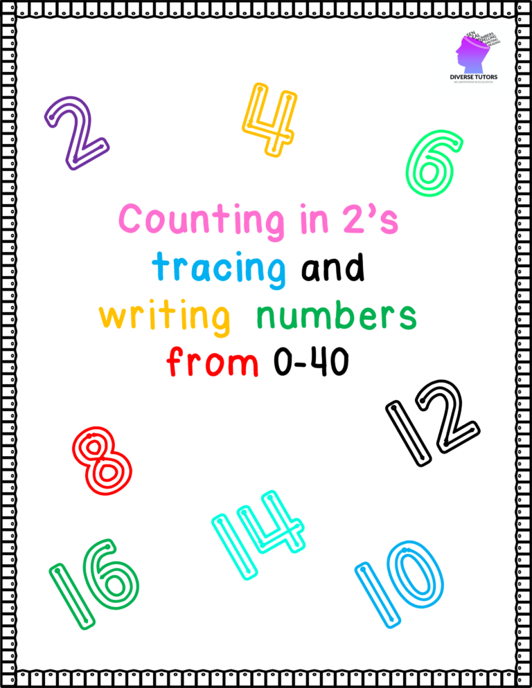 Free Counting in 2's 0-40 Work Sheet | Made By Teachers
