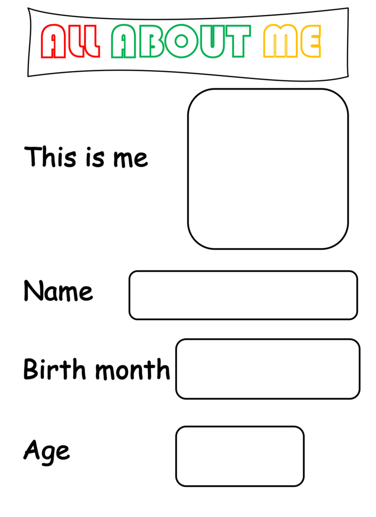 Back to school All About Me Life Skills Worksheets - Made By Teachers