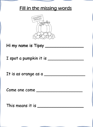Halloween FUN FALL Poem Comprehension and puzzle - Made By Teachers