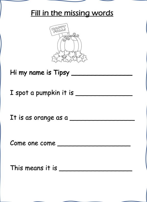 Halloween FUN FALL Poem Comprehension and puzzle | Made By Teachers