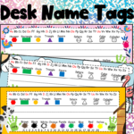 Kindergarten Printable Desk Name Tags - Made By Teachers